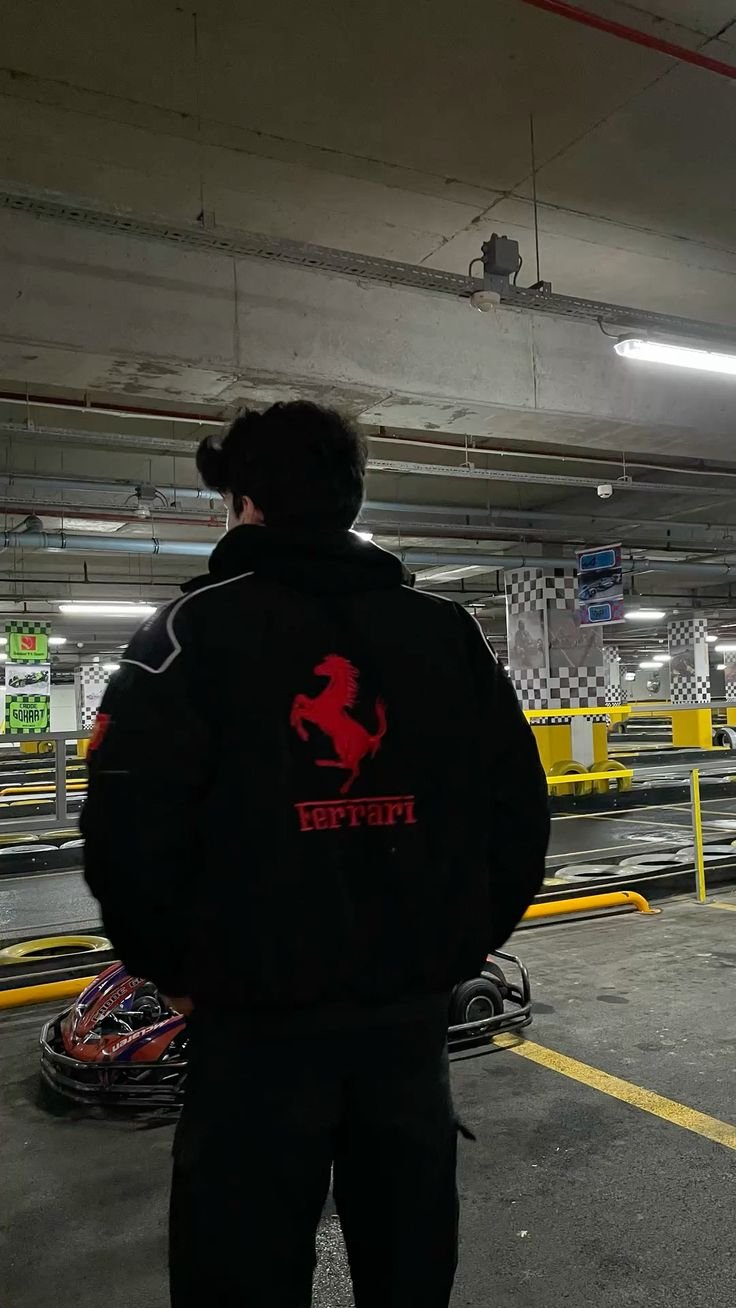 Ferrari Racing Jacket – Black F1 Edition - drippypana.com